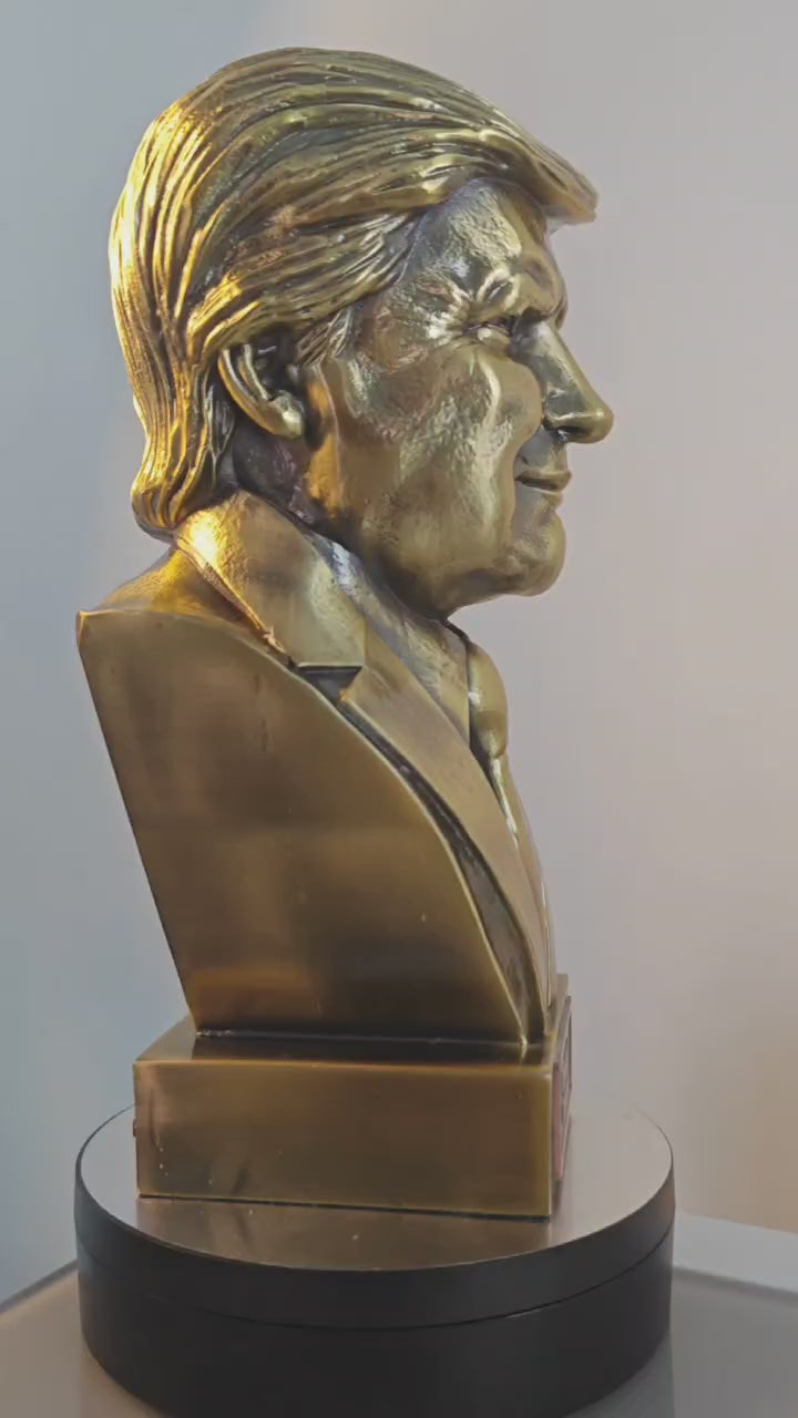 Donald Trump Large Bronze Edition Bust – Bustards